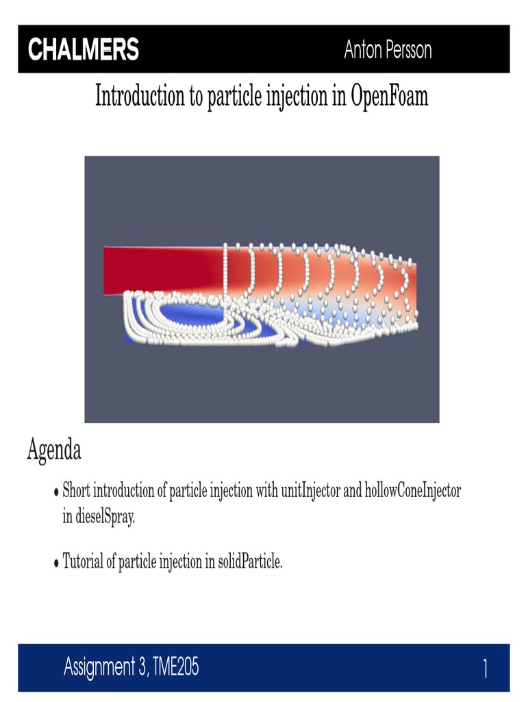 OpenFOAM Particle Injection Tutorial | PDF | Euclidean Vector ...