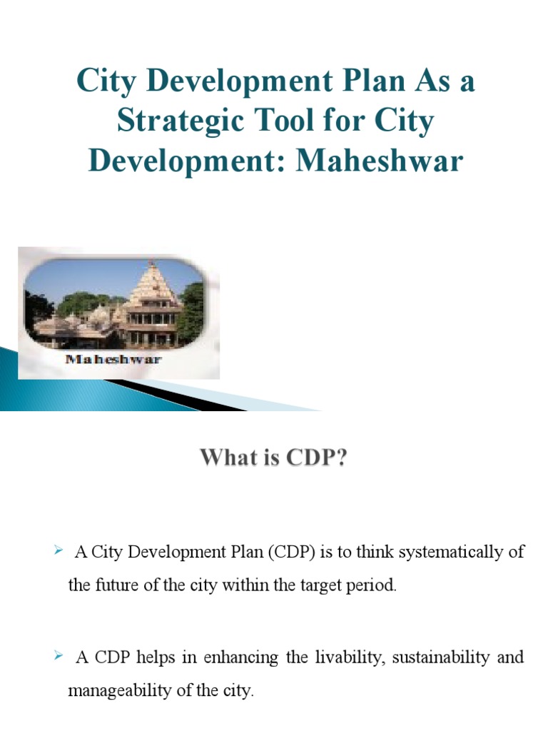 City Development Plan As A Strategic Tool For City Development