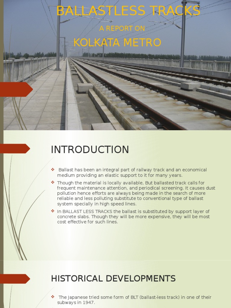 BALLASTLESS TRACKSv | Track (Rail Transport) | Rapid Transit