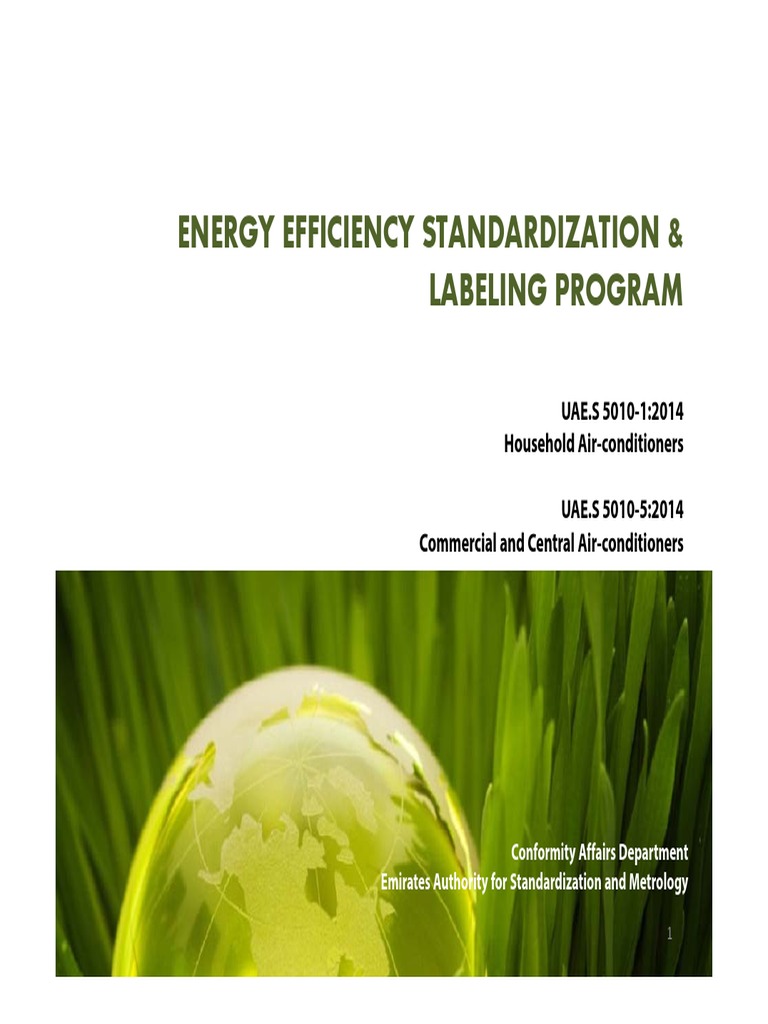 UAE - Esma Ac Standards Nov 2015 | PDF | Air Conditioning ...