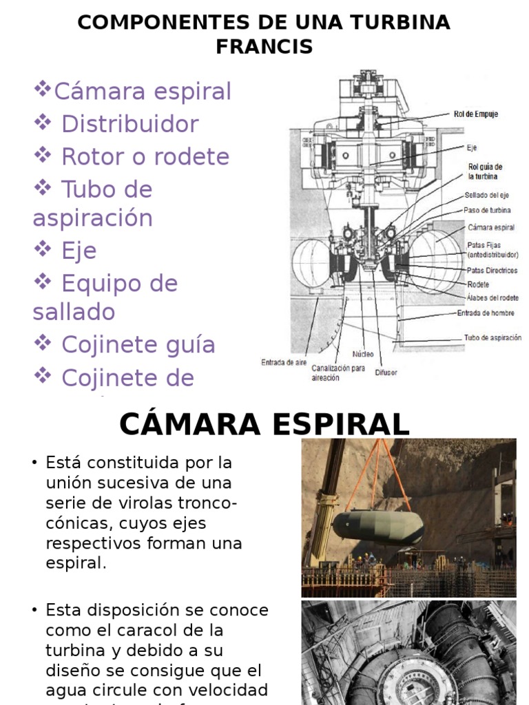 Componentes de Una Turbina | Descargar gratis PDF | Turbina | Eje