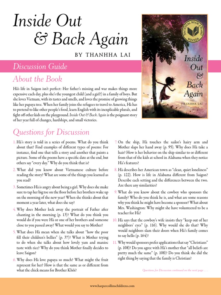 Inside-Out-And-Back-Again-Discussion Guide | PDF