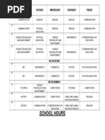 Kamssa End of Term 1 Final Time Table 2025 | PDF