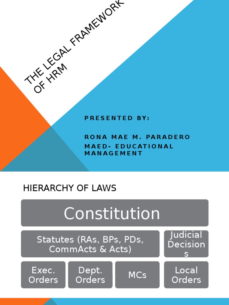 Legal Framework for HRM in the Philippines | PDF | Trade Union | Strike ...