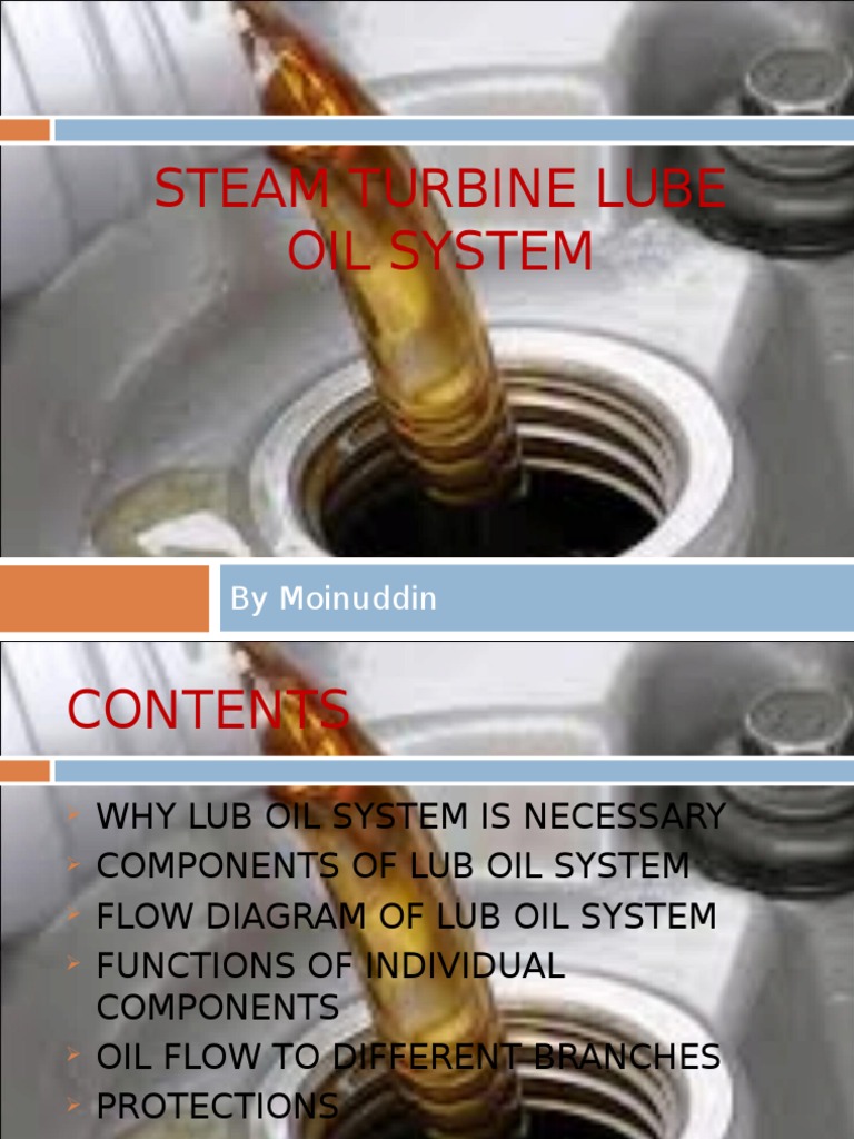 Steam Turbine Lube Oil and Control Oil System | PDF | Viscosity | Lubricant