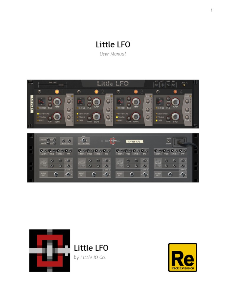Little Lfo Manual | PDF | Synthesizer | Amplitude
