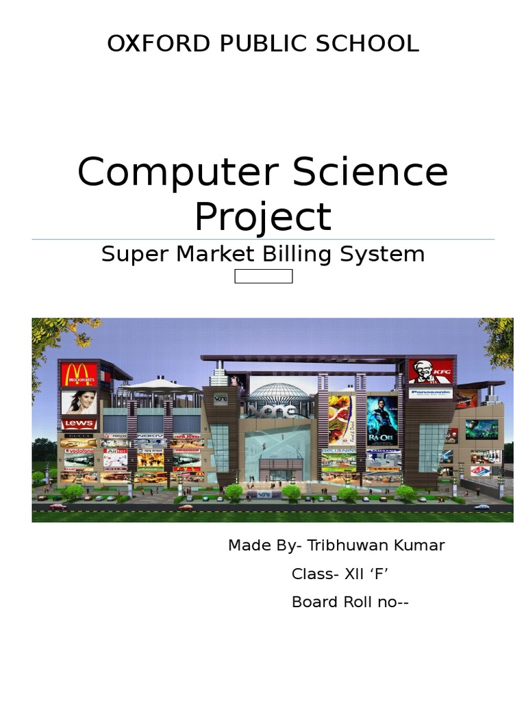 C++ Super Market Billing System | PDF | C++ | Inheritance (Object Oriented Programming)