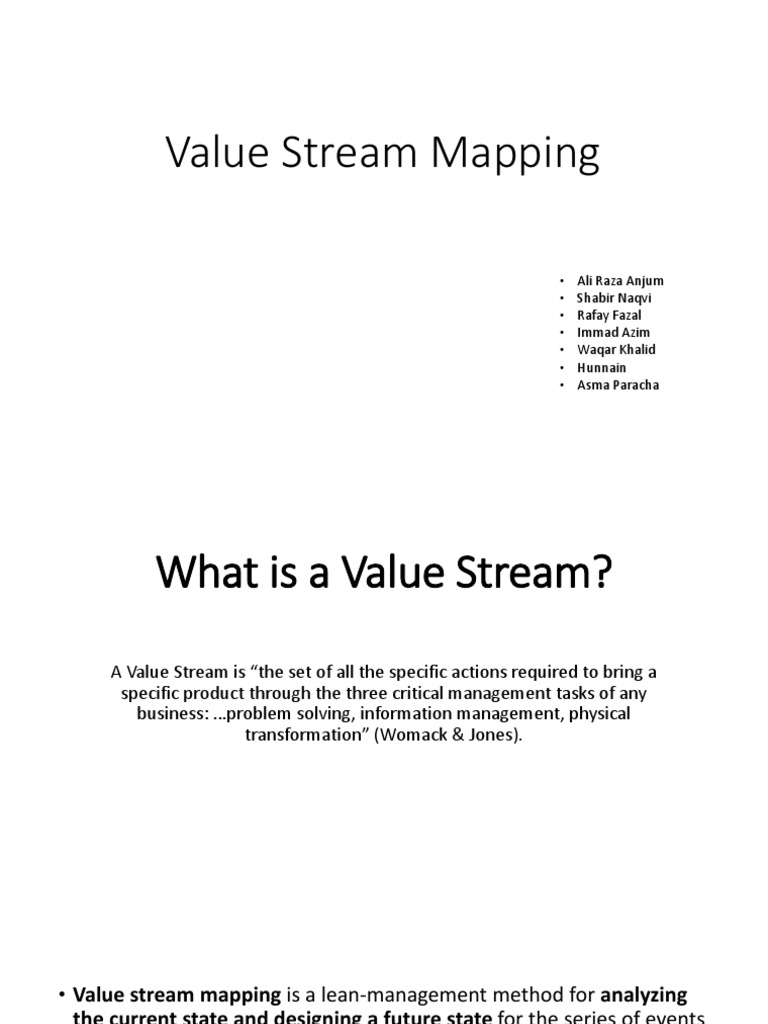 Value Stream Mapping Guide | PDF | Lean Manufacturing | Business Process