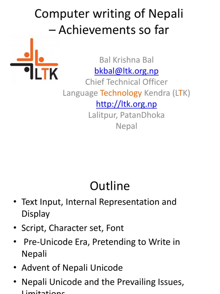 Computer Writing of Nepali | PDF | Character Encoding | Ascii