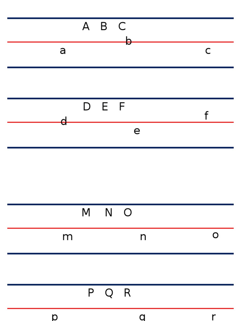 Alphabet Writing | PDF