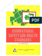 OSH Standards Amended 1989 Latest | PDF | Occupational Safety And ...