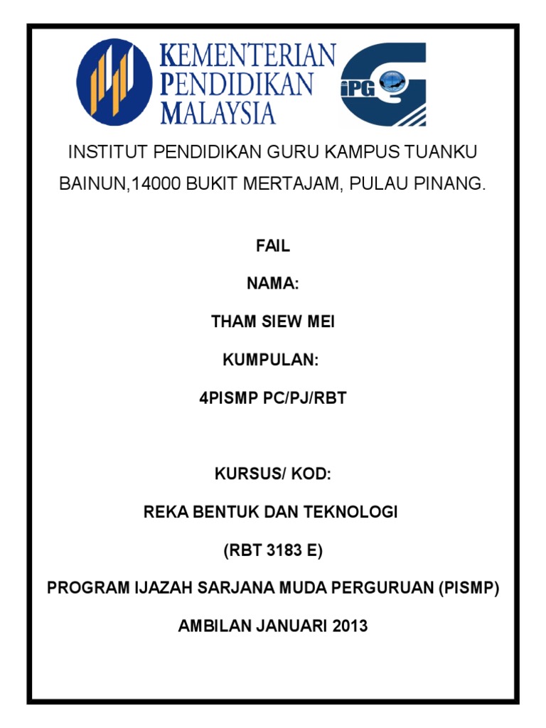 Fail RBT Muka Depan | PDF | Teknologi & Rekayasa