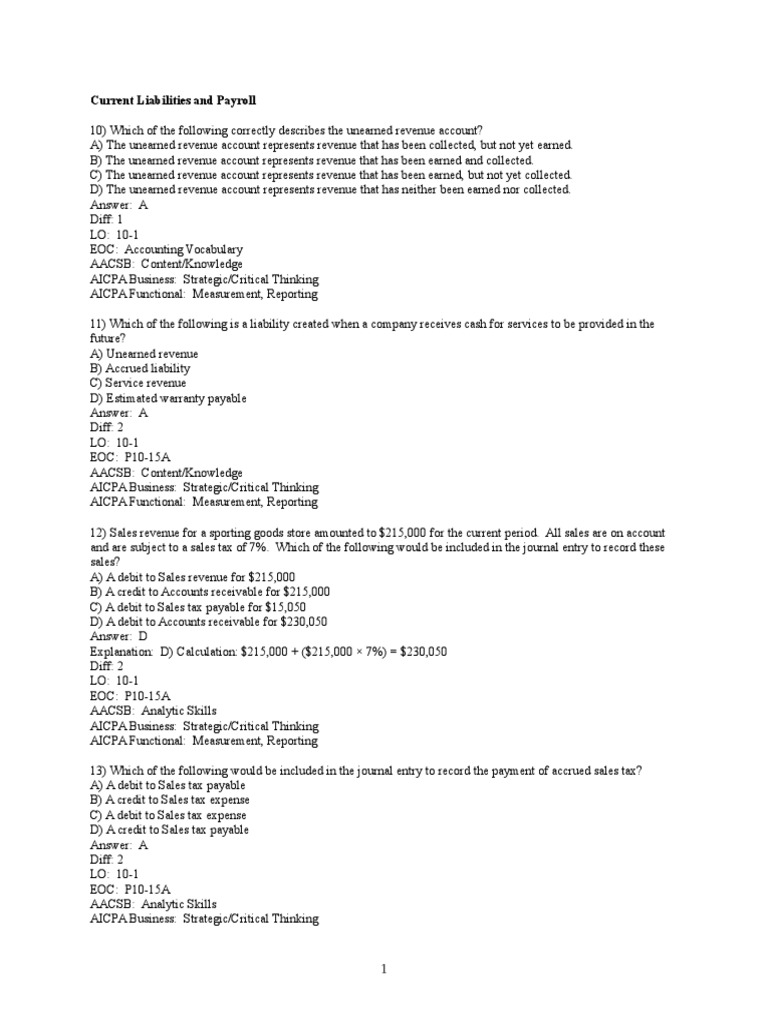 Hhofma3e Ch10 Tif Testgen | PDF | Federal Insurance Contributions Act ...