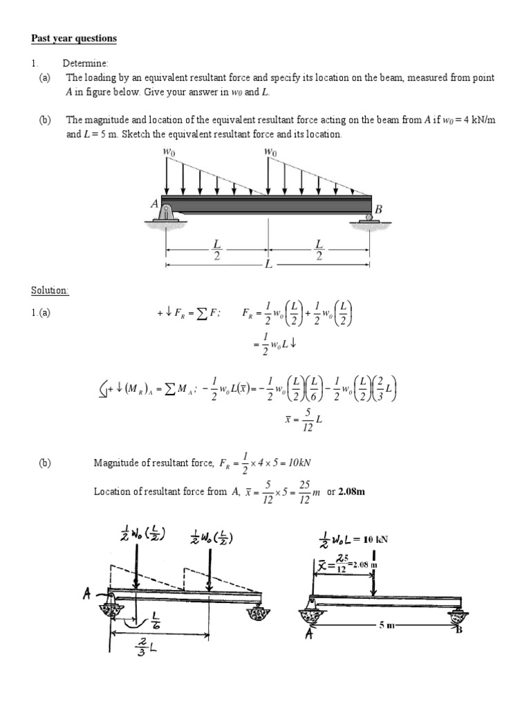 Past Year Questions Statics | PDF | Science & Mathematics