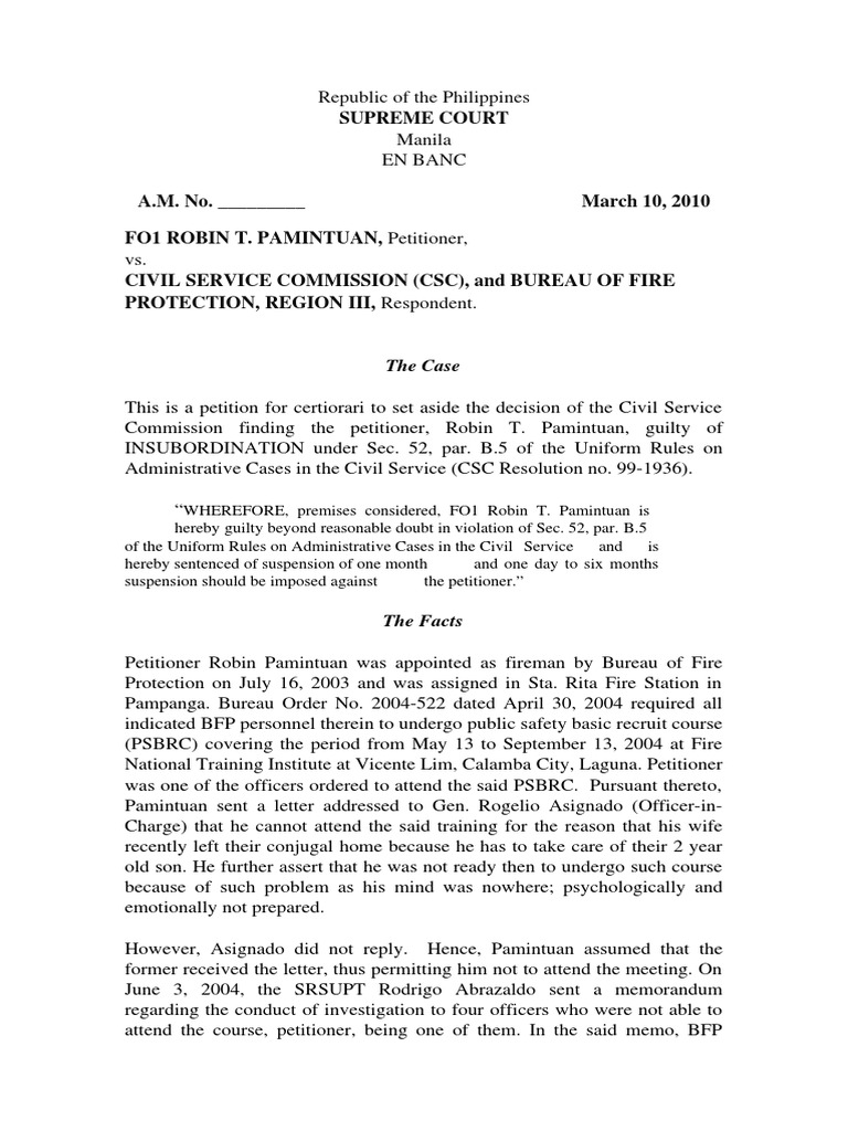 Legwrit Decision Paper Sample | PDF | Due Process Clause | Statutory ...