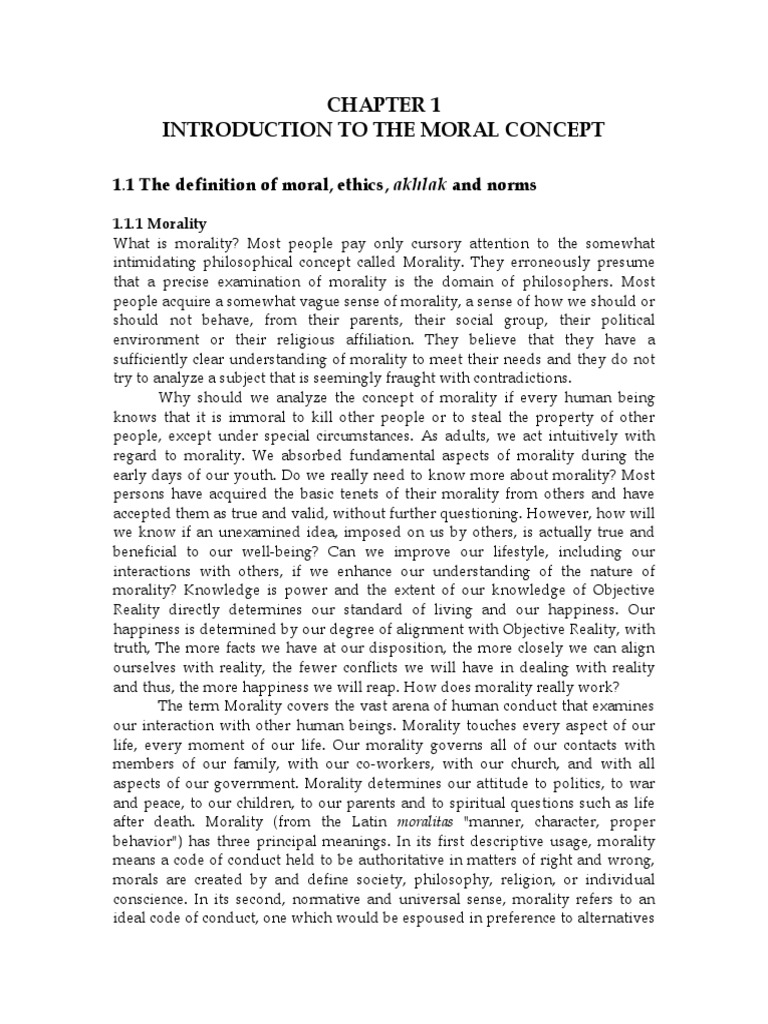 Understanding Morality and Ethics | PDF | Morality | Psychological Concepts