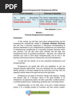 MODULE 1 - Personal Entrepreneurial Competencies PDF | PDF ...