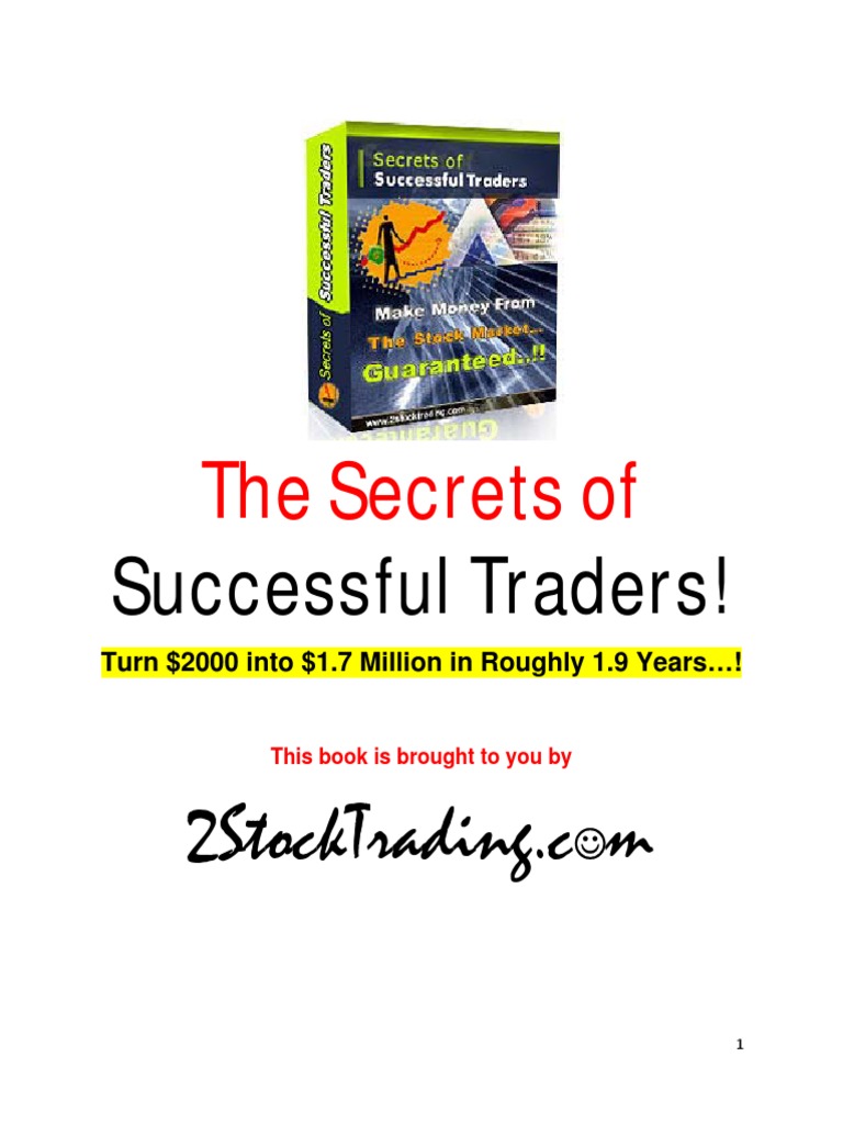 Secrets Traders 2010 PDF | PDF | Stocks | Price–Earnings Ratio