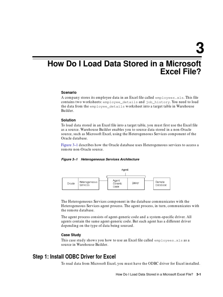 How Do I Load Data Stored in A Microsoft Excel File?: Step 1: Install ...