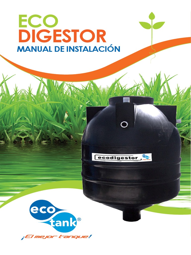 Manual Ecodigestor | PDF | Tanques | Excavación (Arqueología)