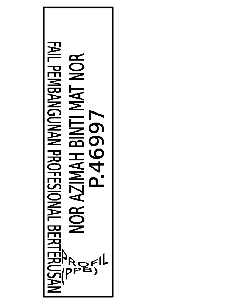 Label Tepi Fail | PDF