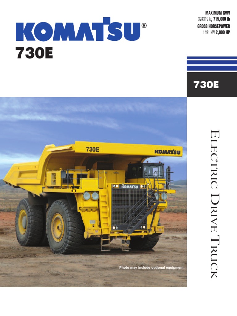Komatsu 730 e | PDF | Tire | Engines