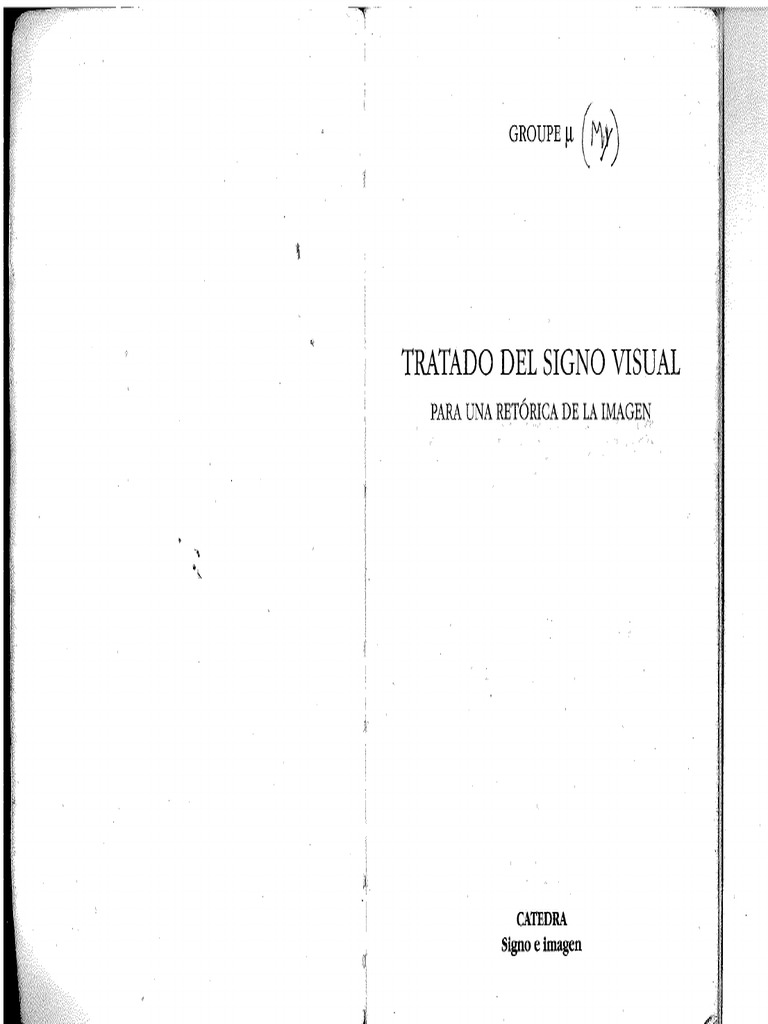 Tratado Del Signo Visual-Groupe Mu | PDF