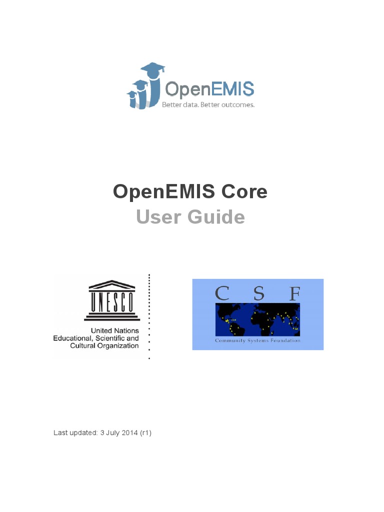 OpenEMIS Core Manual en | PDF | Web Application | Databases