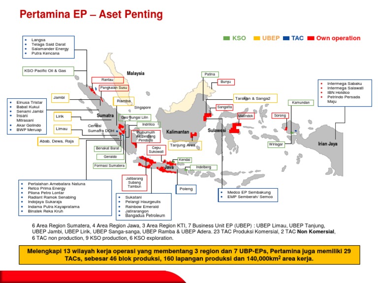 Pembagian Wilayah Kerja Pertamina EP | PDF
