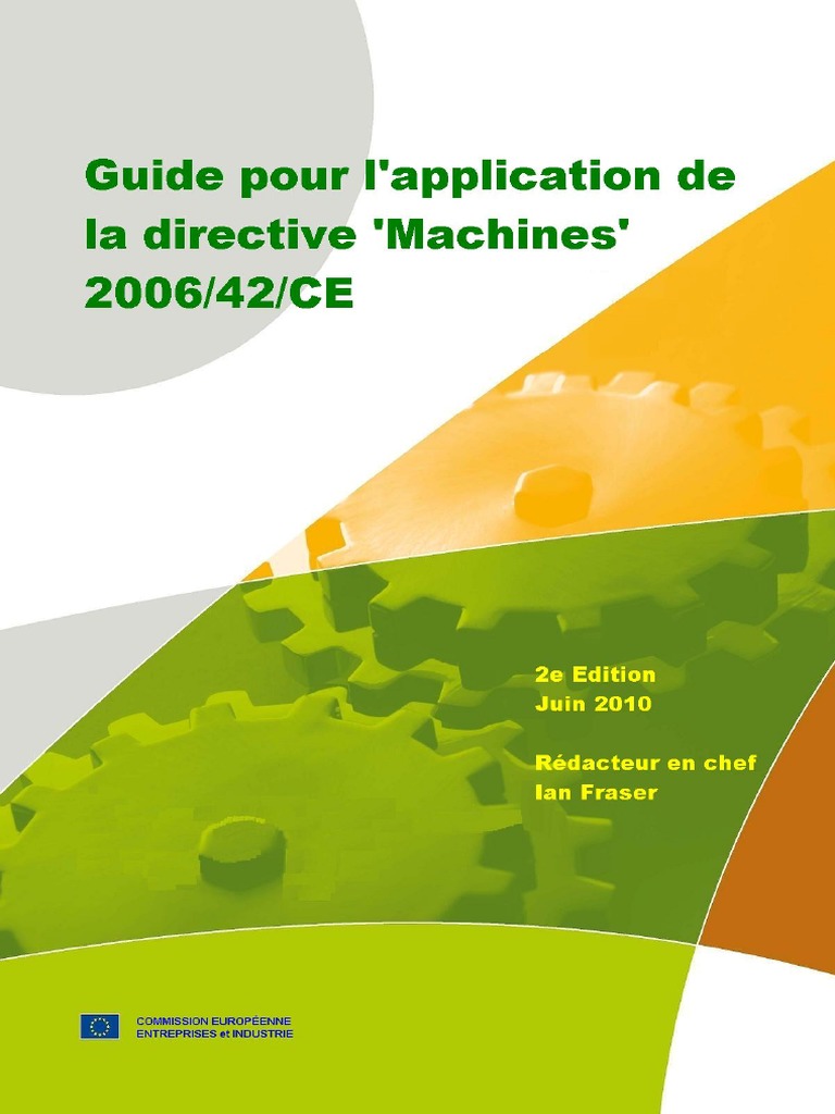 Guide Application Directive 2006-42-CE | Directive (Union européenne ...