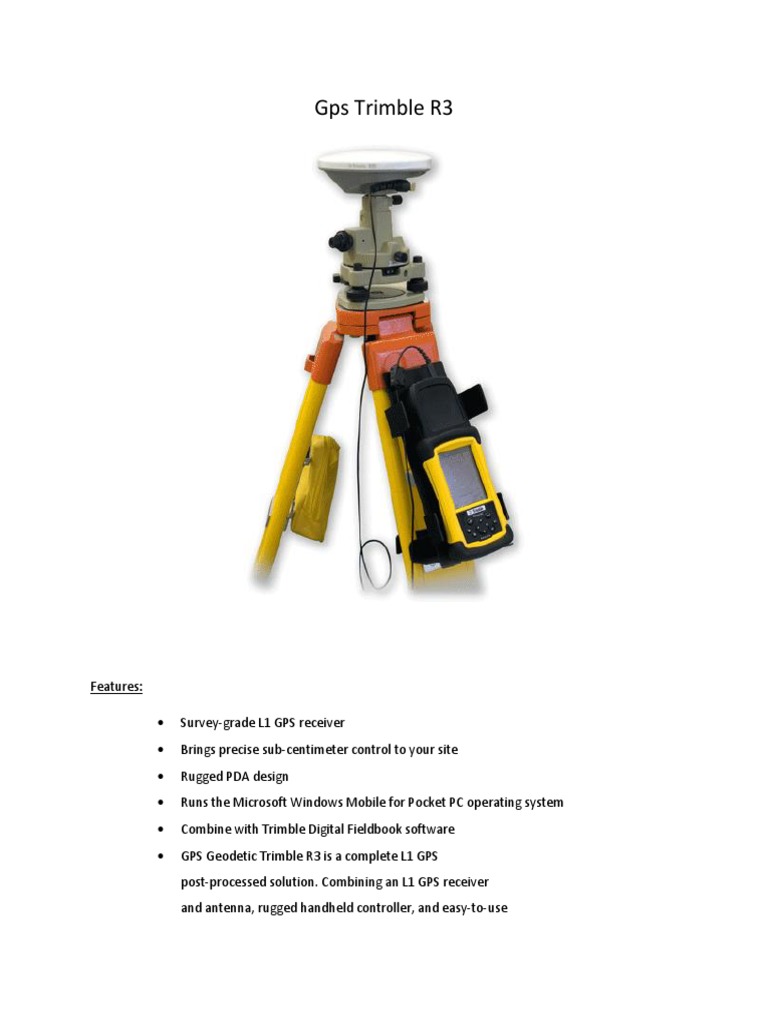 Spesifikasi Alat Gps | PDF | Sistem Pemosisi Global (GPS) | Survei