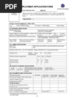CV Form For Seaman | PDF | Ships | Sailor