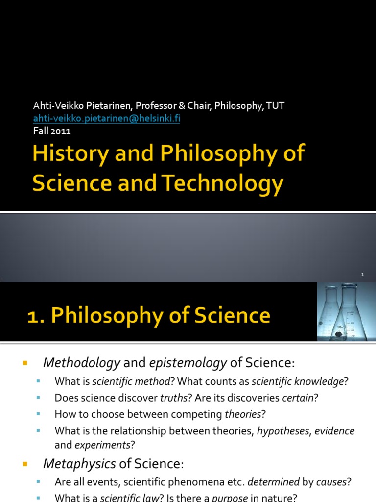 Science and Philosophy: Methodology Insights | PDF | Falsifiability ...