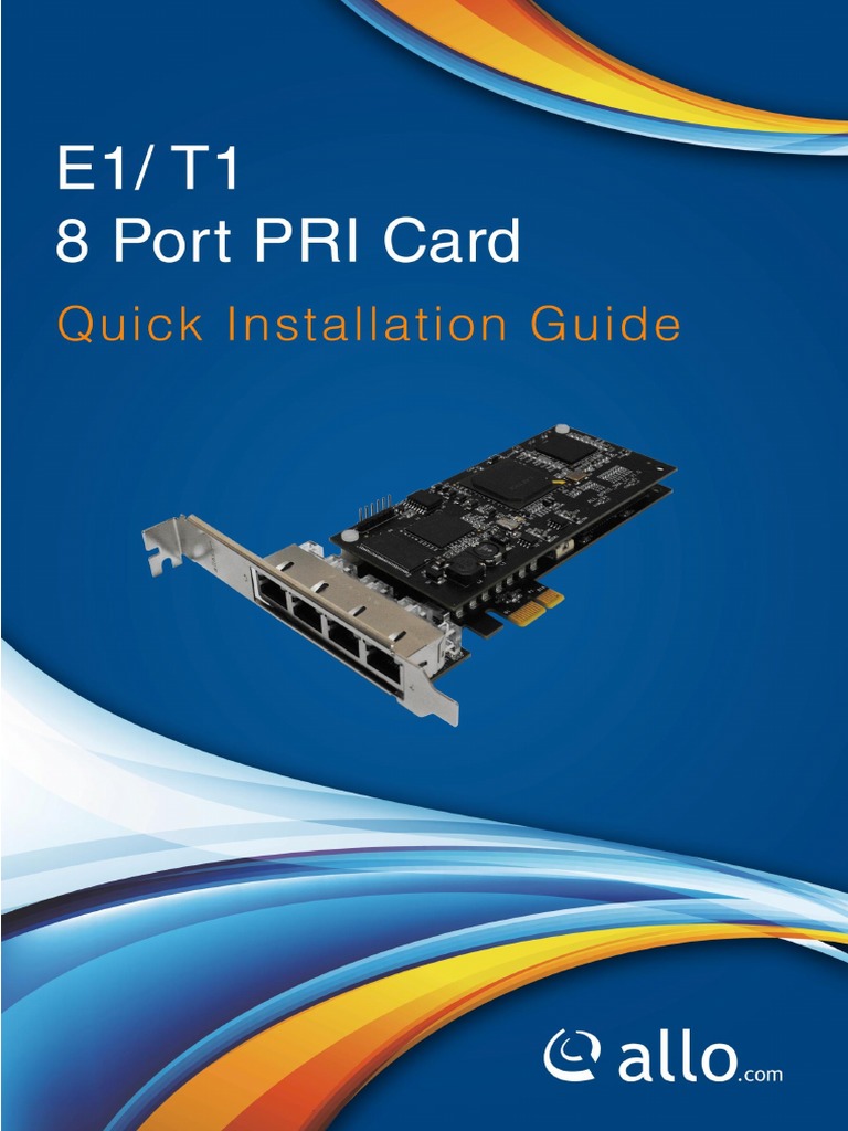 8 Port Pri Card Quick Installation Guide | PDF | Device Driver ...