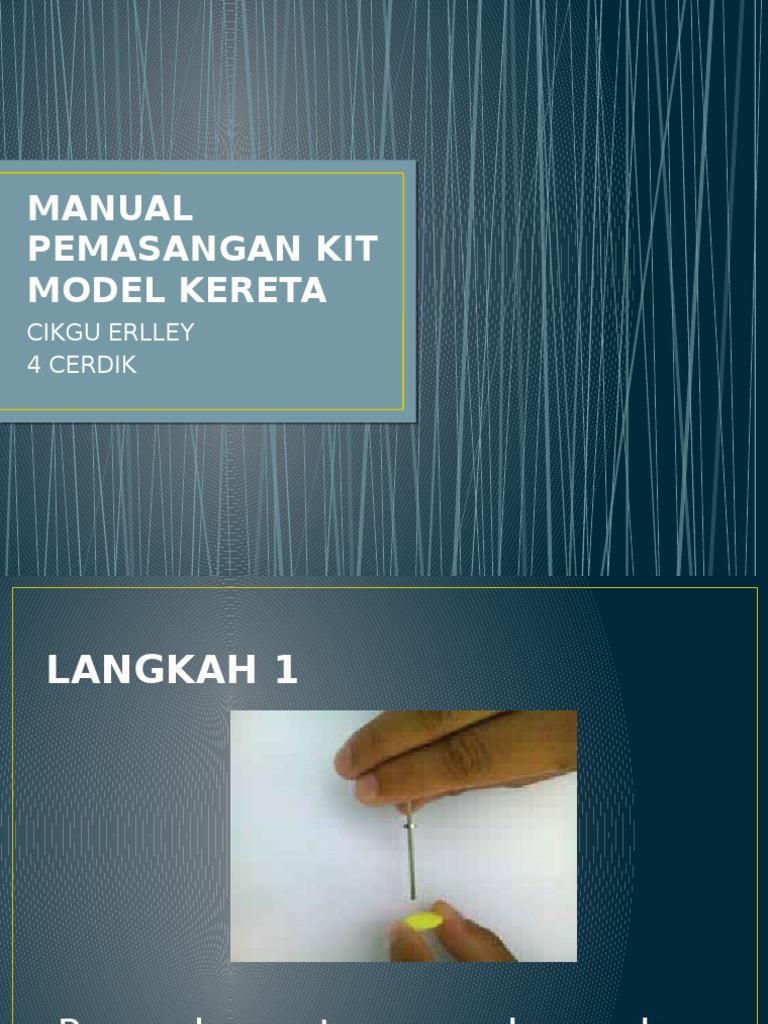 Manual Pemasangan Kit Model Kereta | PDF