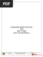 Hottap - SPC (Specification For Hot Tapping) | PDF | Pipe (Fluid ...