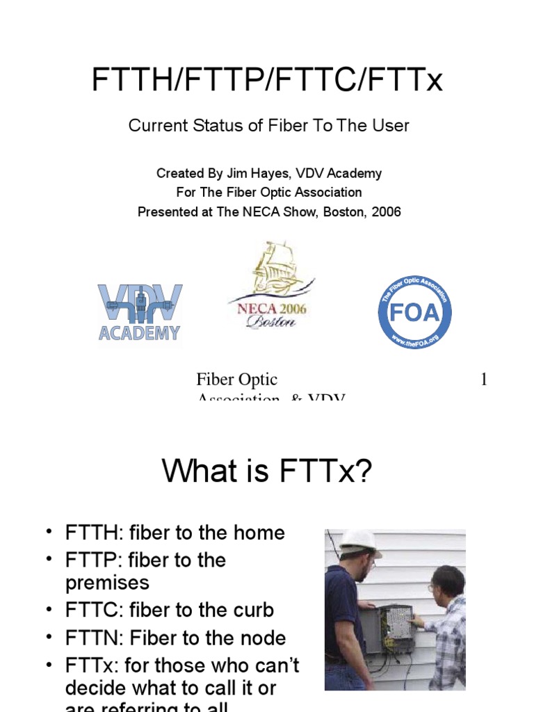 FTTX | Download Free PDF | Fiber To The X | Telephony