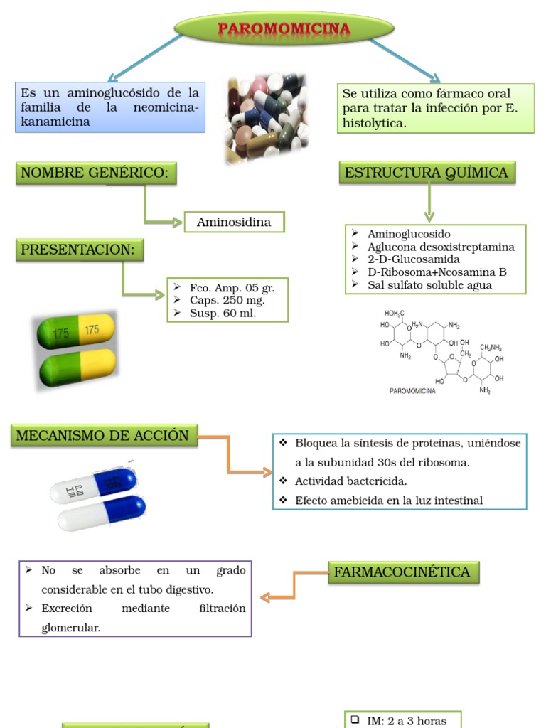 Paromomicina: Usos y Dosis | PDF | Diarrea | Drogas