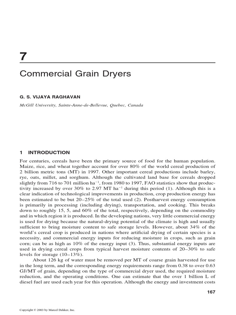 Commercial Grain Dryers | PDF | Clothes Dryer | Cereals
