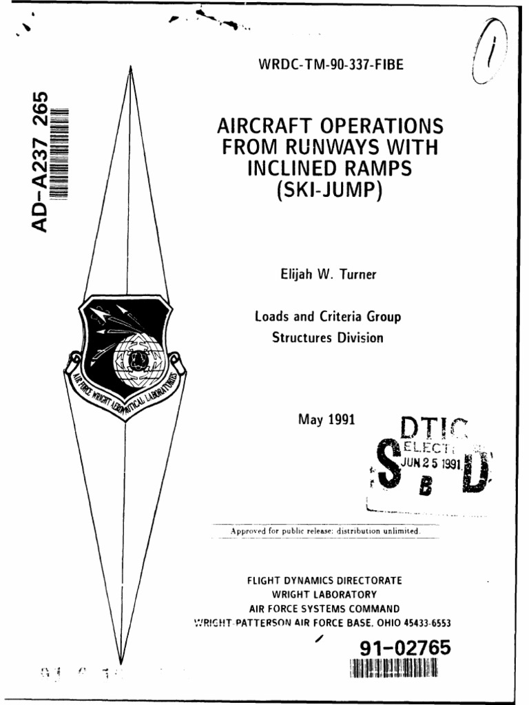 Aircraft Operations From Runways With Inclined Ramps (Skijump) | PDF ...