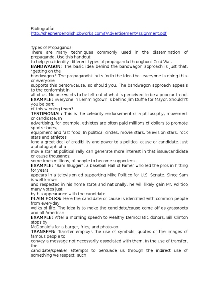 Propaganda | PDF | Propaganda | Public Opinion