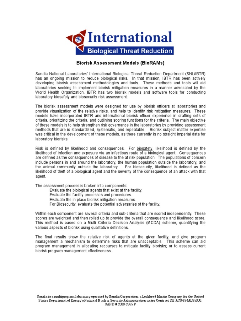 BioRAM Intro PDF | PDF | Physical Security | Infection