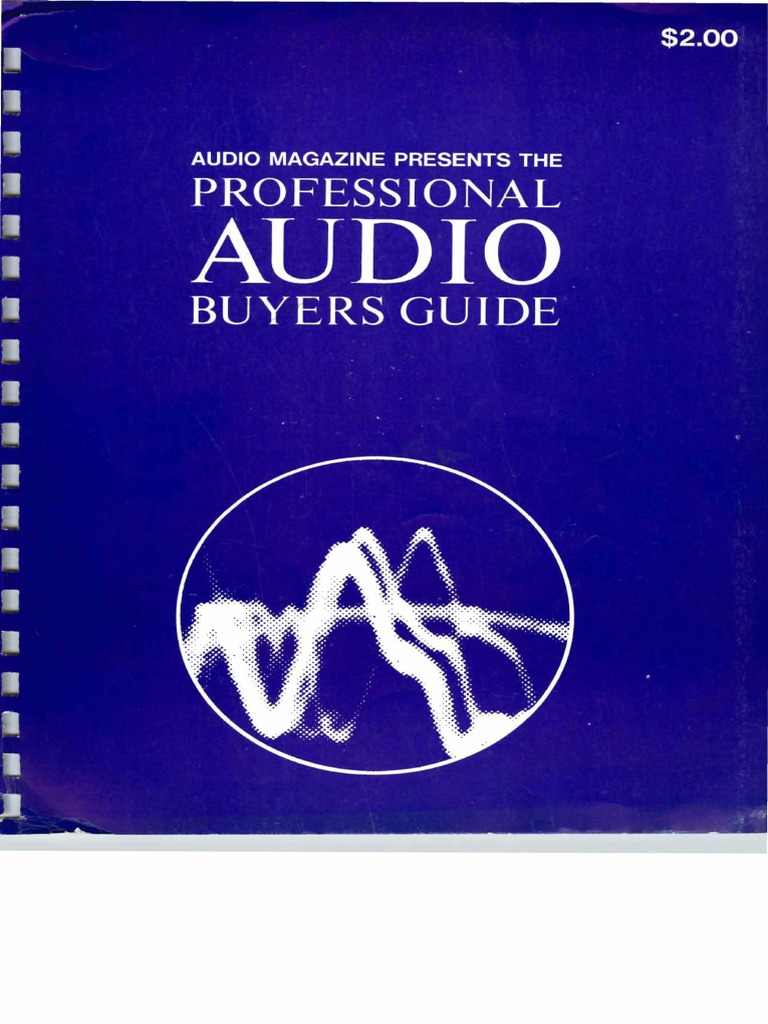 Audio Magazine Presents The Prof. Audio Buyers Guide (1968) | PDF ...