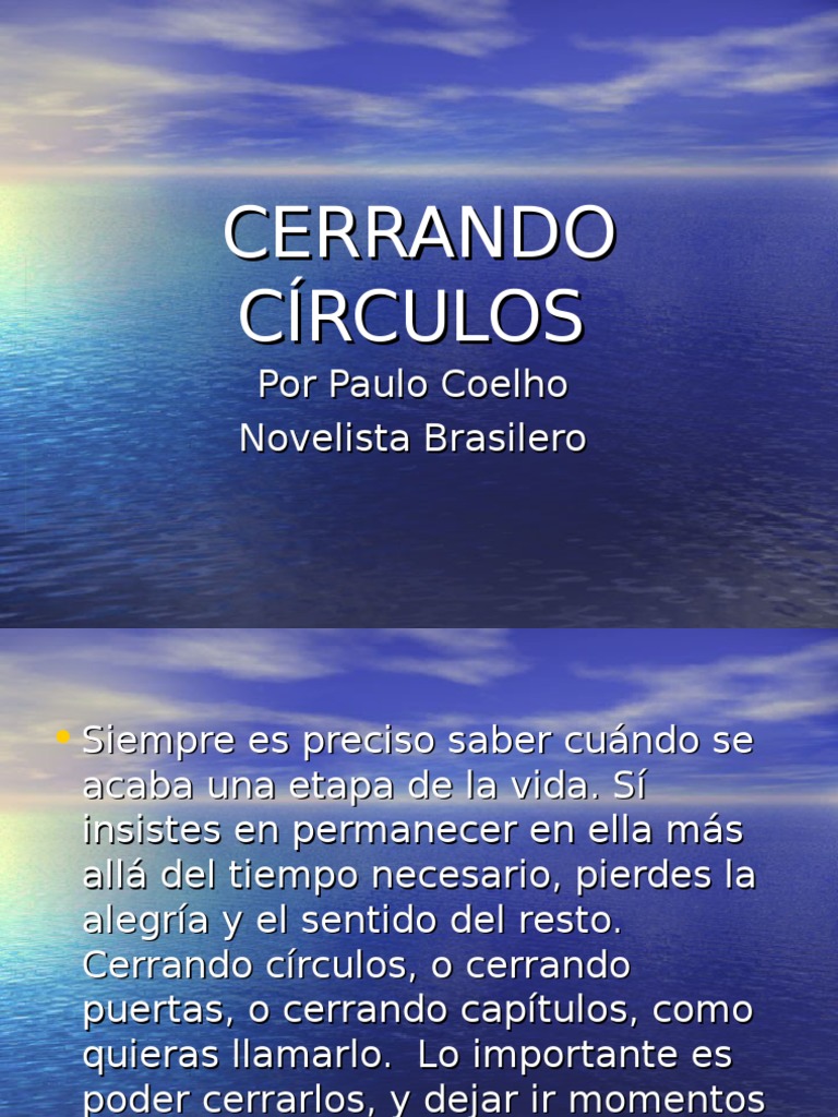 Cerrando Circulos | PDF | Estilo de vida