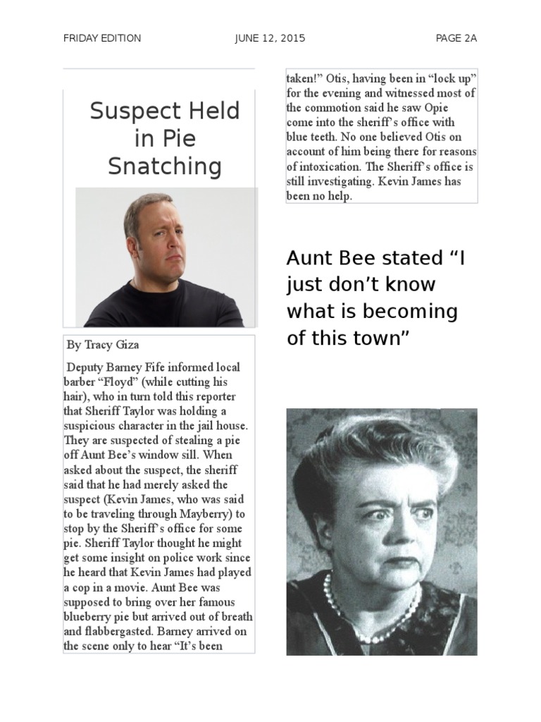 Mayberry Newspaper Doc2 | PDF