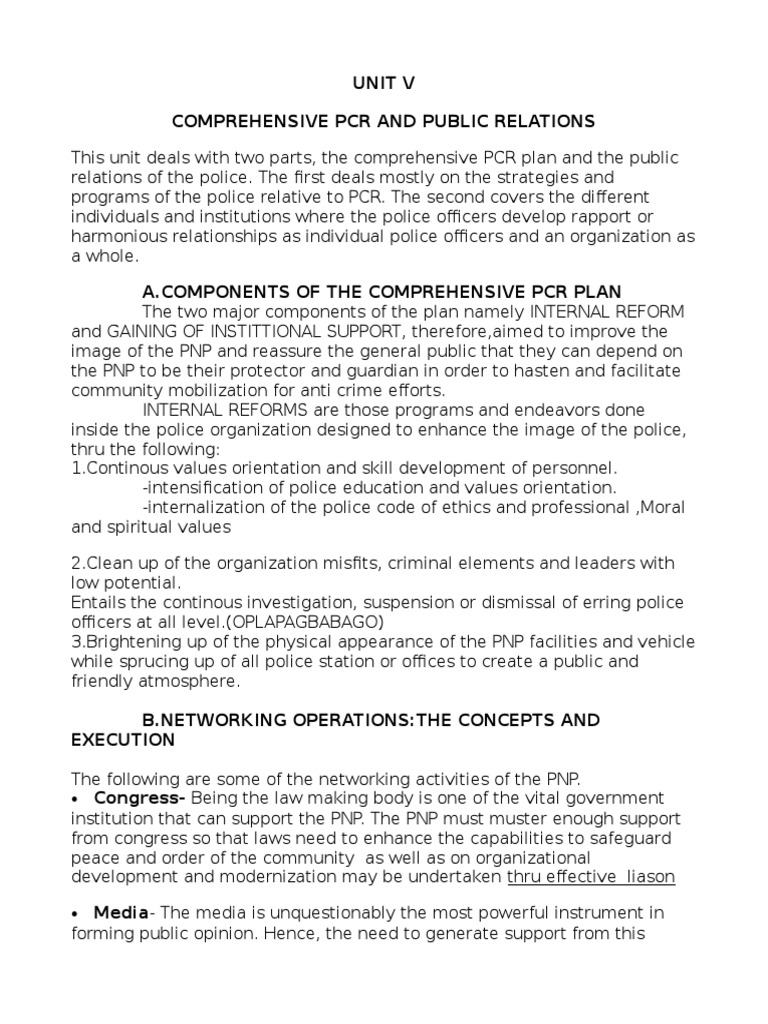PCR | PDF | Public Relations | Police