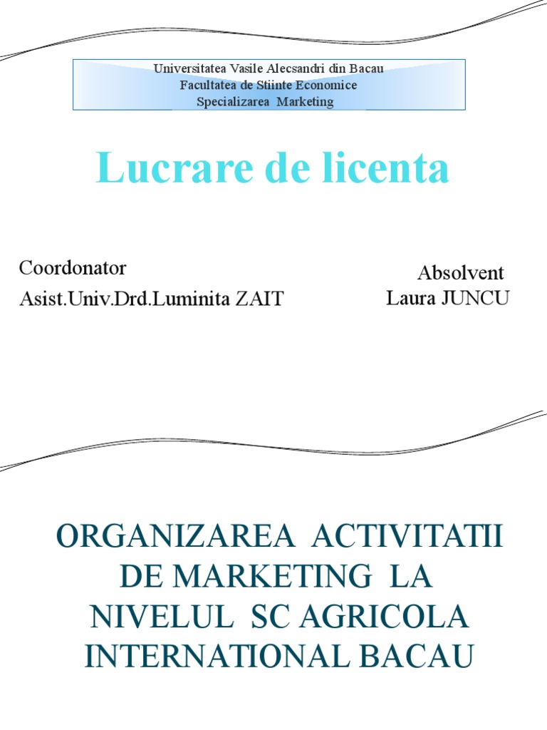 Lucrare de Licenta Final | PDF