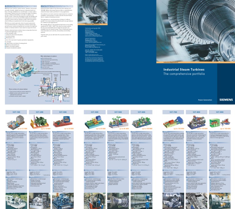 STG Siemens | PDF | Steam | Electric Generator