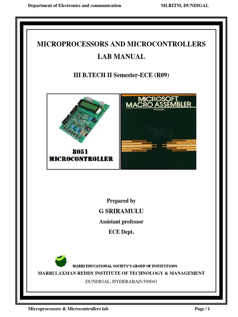 MPMC Manual | PDF | Teaching Methods & Materials | Computers