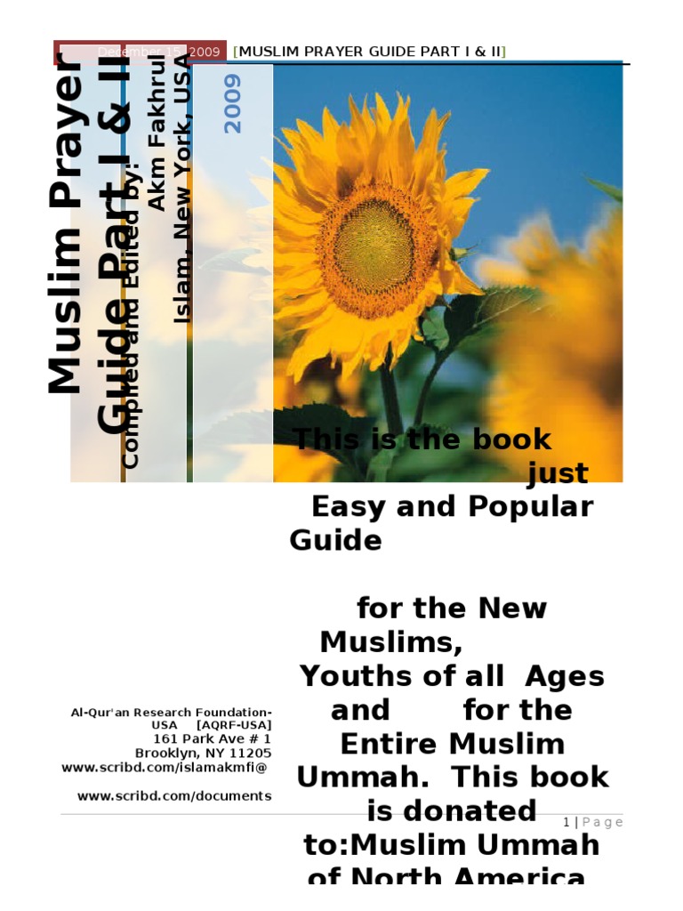 Muslim Prayer Guide Part I and II | PDF | Muhammad | Prophets And ...